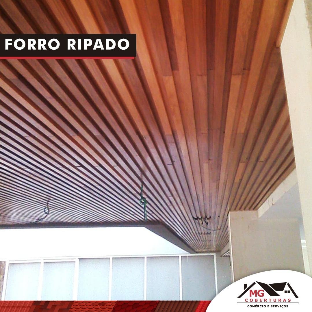 Forro de Teto Ripado - MG Coberturas